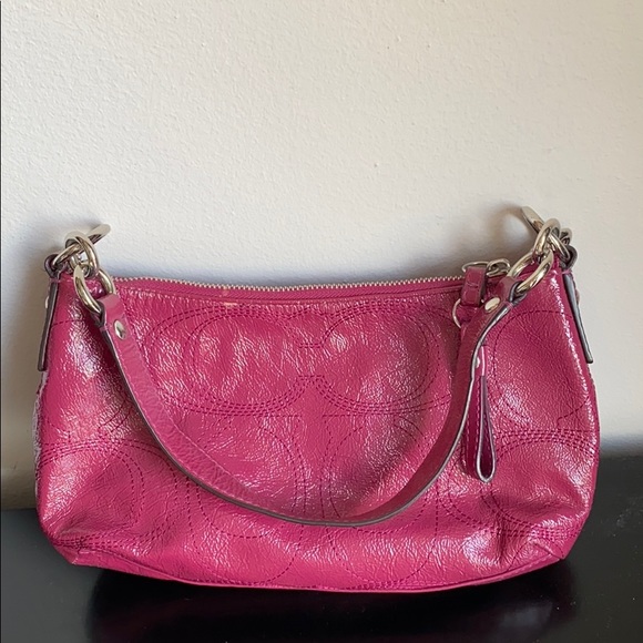 Coach | Bags | Coach Hot Pink Mini Tote | Poshmark